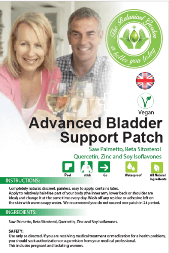 Advanced Bladder Support Patch, 30 Patches - The Botanical Garden